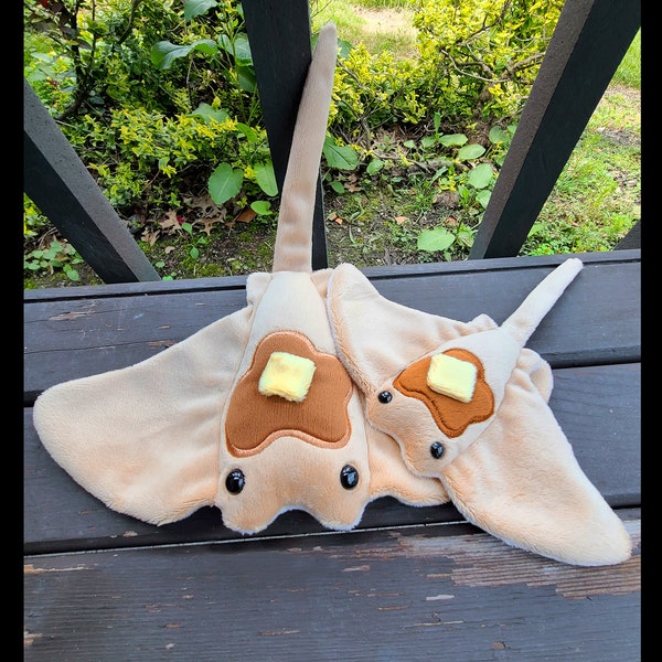 Pancake manta ray plush - Etsy Italia