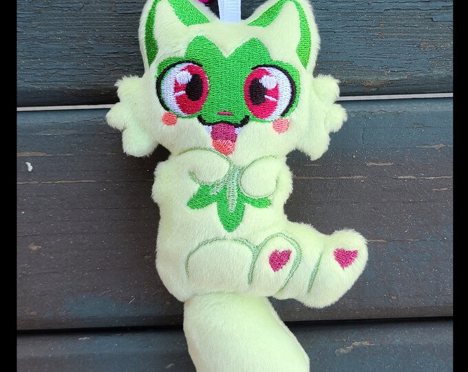 Sprigatito Keychain Plush Handmade READY TO SHIP - Etsy