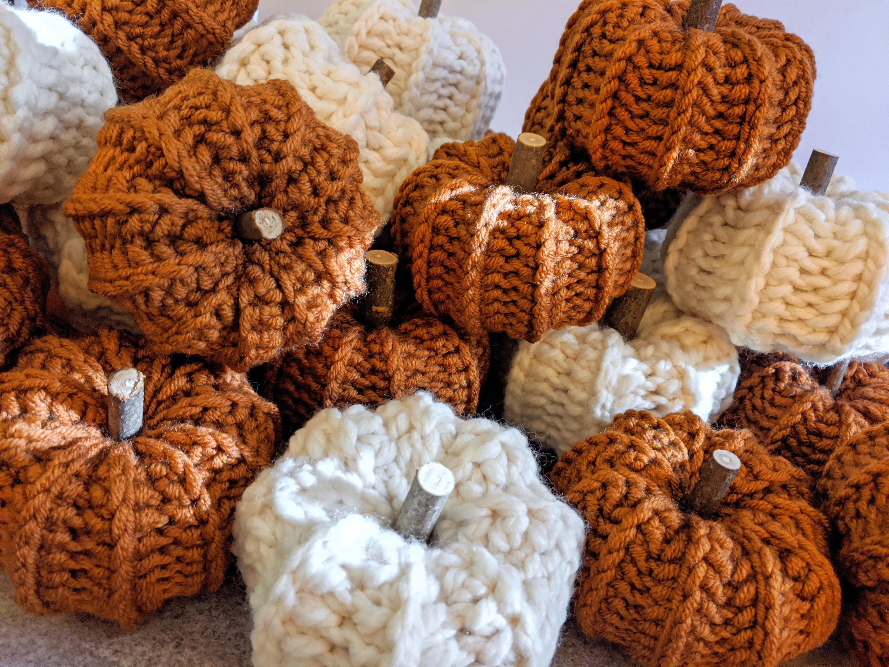 Rustic Crochet Pumpkin Pattern - Etsy