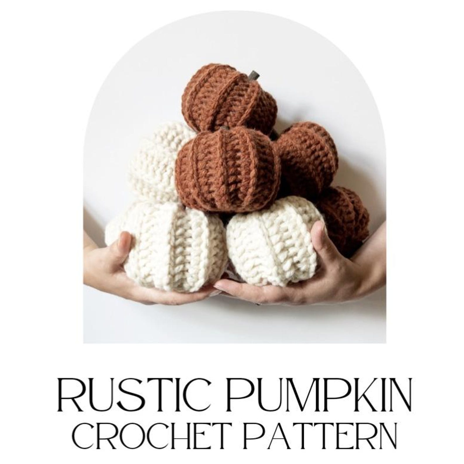 Rustic Crochet Pumpkin Pattern - Etsy