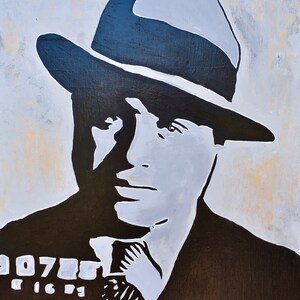 Al Capone Mugshot Speak Easy Prohibition Art Bar Art Scarface Celebrity ...