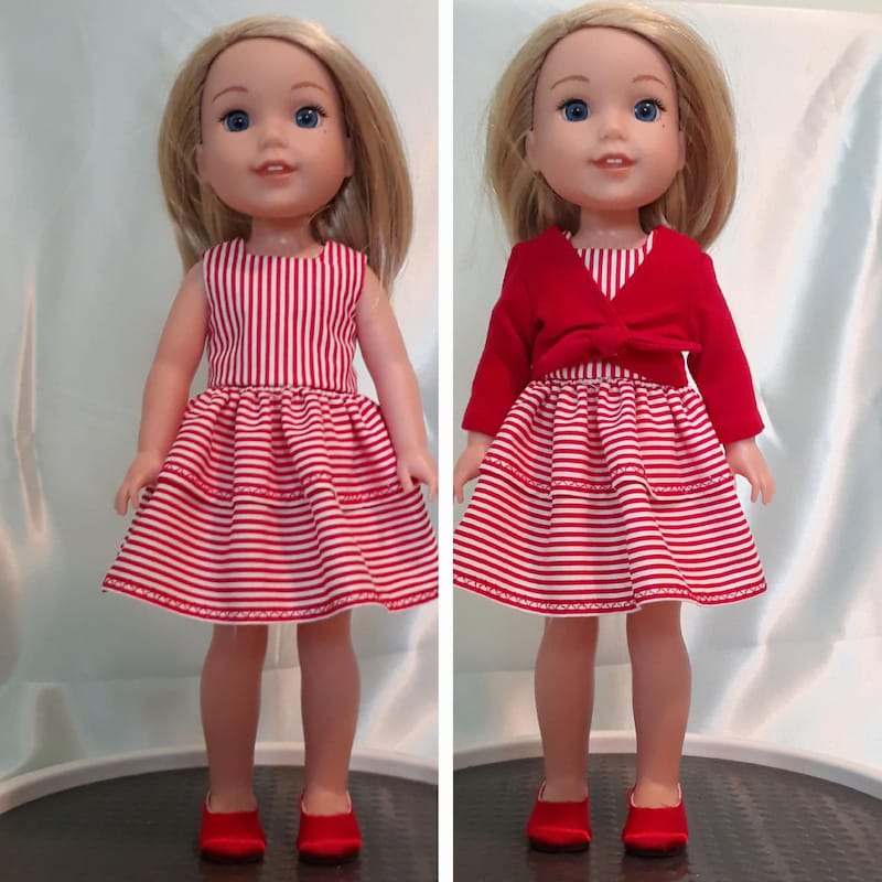 Red Doll Dress - Etsy
