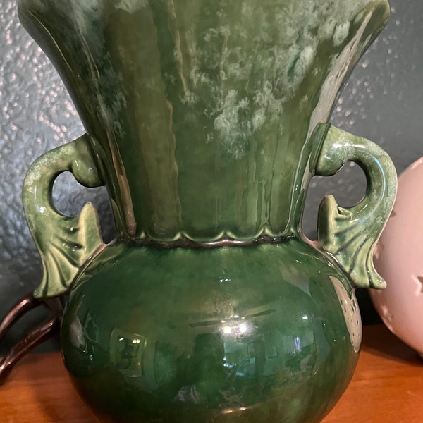 Green Ceramic Vase - Etsy