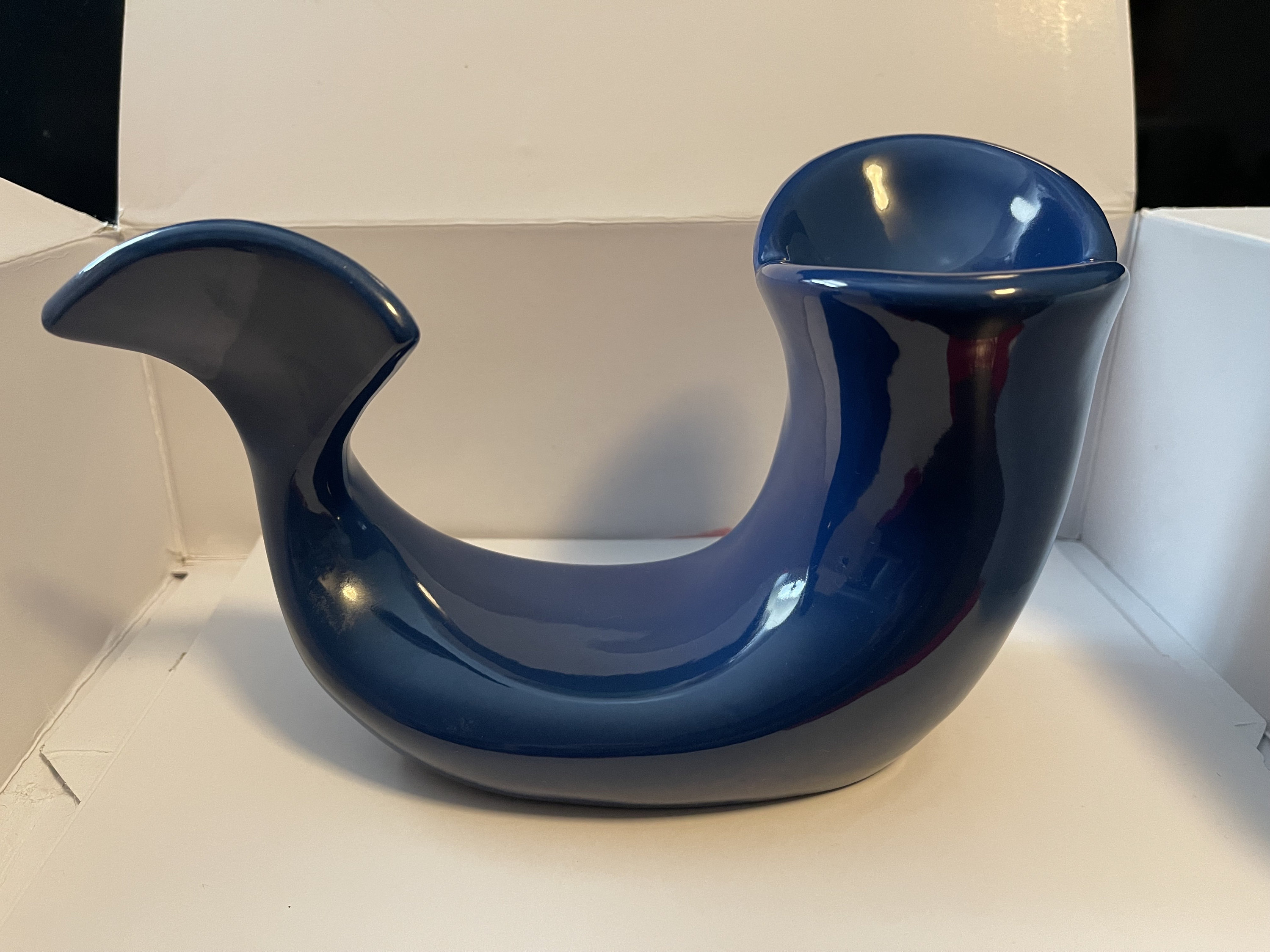 Vintage Abstract Blue Whale Ashtray Vintage Vohann of California - Etsy
