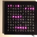 Secret Message Word Clock - Etsy