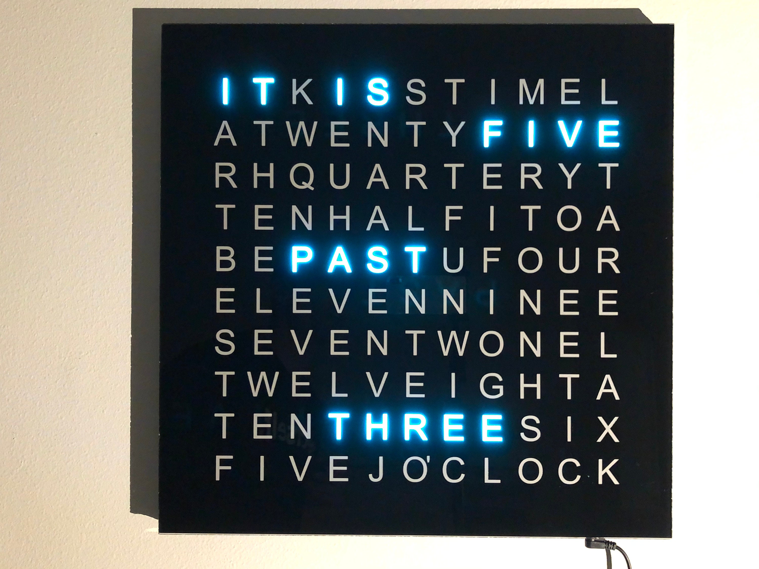 Secret Message Word Clock - Etsy