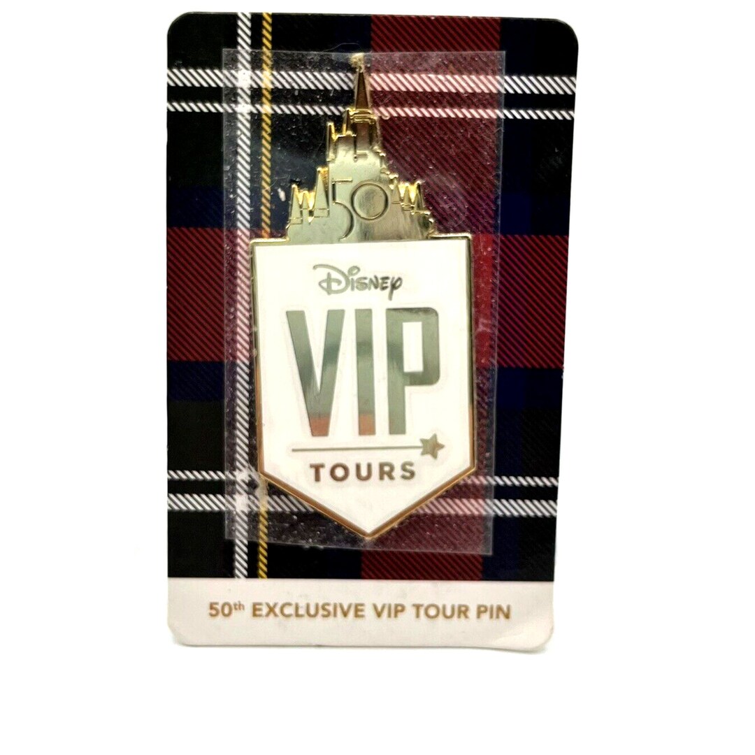Official Disney World Magic Kingdom 50th Anniversary VIP Tours Pin - Etsy