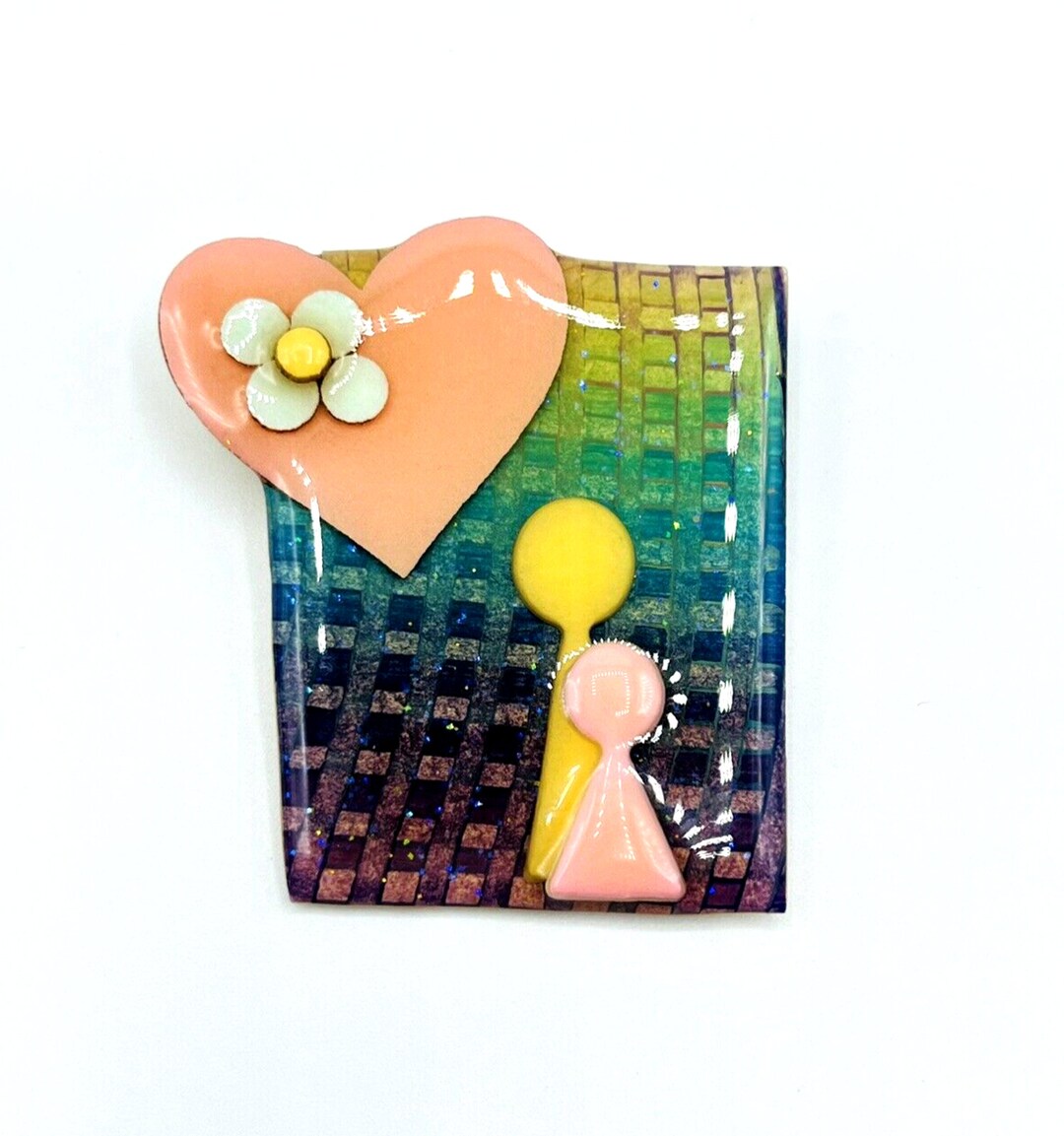Vintage People Pins by Lucinda Mother Daughter Family Large - Etsy