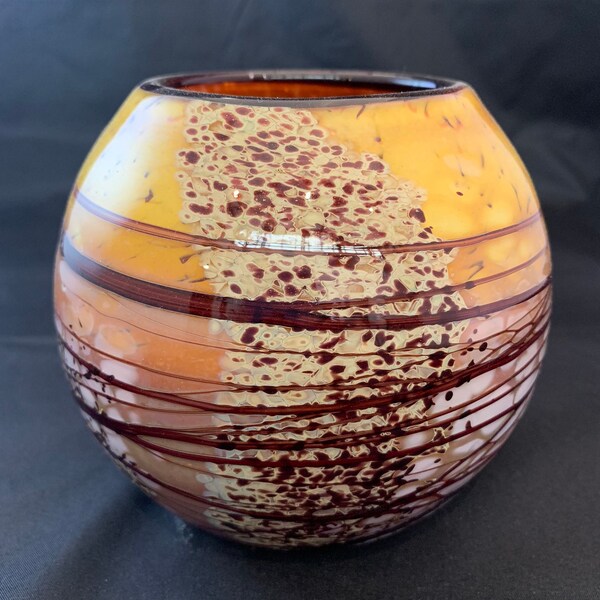 Gold Glass Vase - Etsy