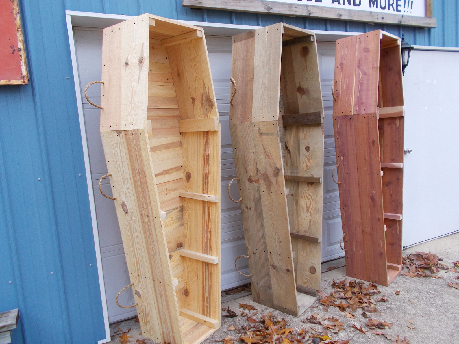 GENUINE Toe-pincher Wood Coffin Box/casket/for Cowboy Funerals ...