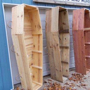 GENUINE Toe-pincher Wood Coffin Box/casket/for Cowboy Funerals ...