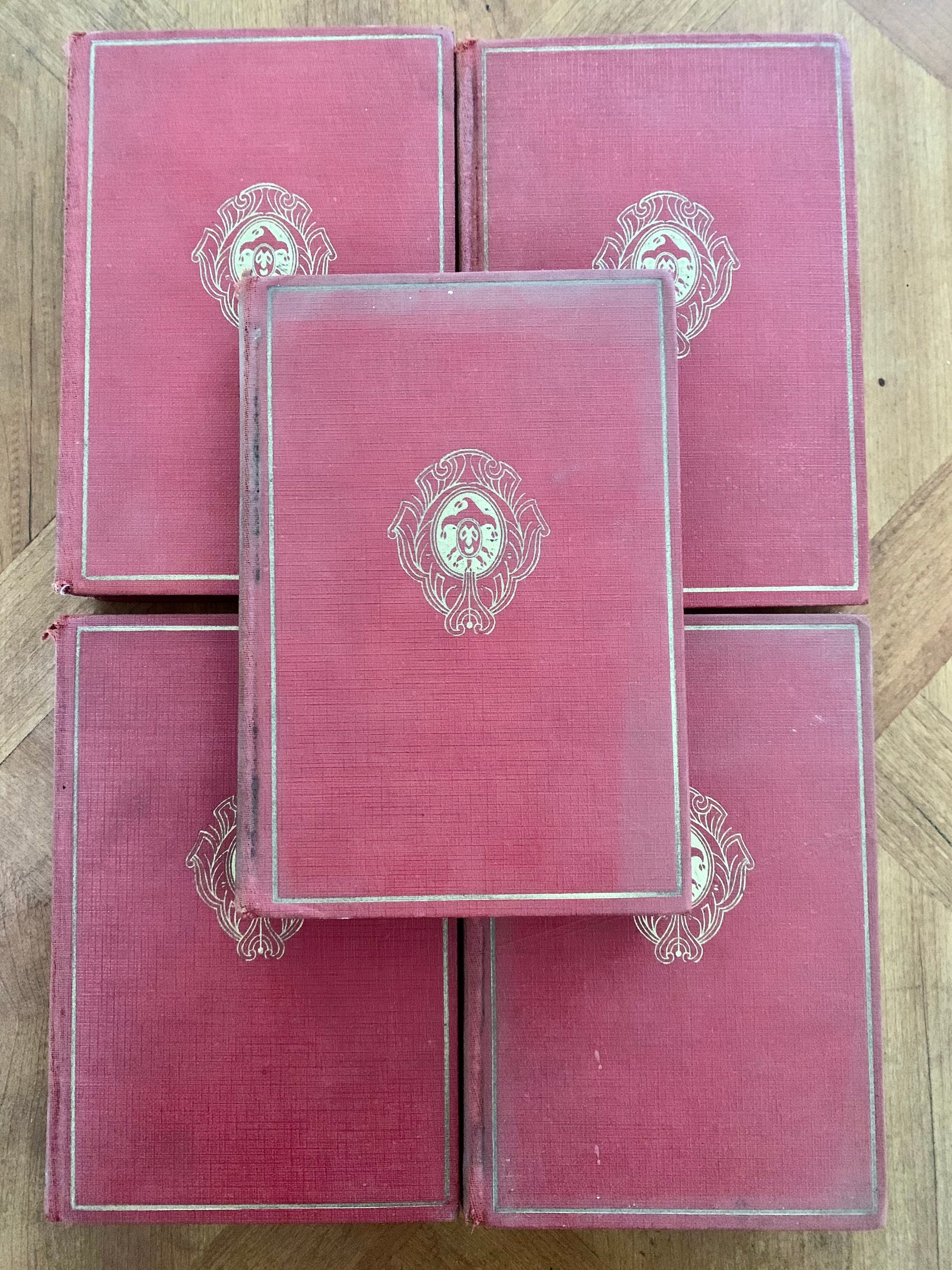 Vintage Red Books - Etsy