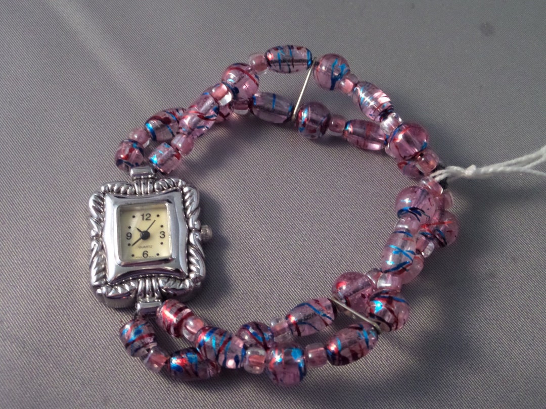 Pink Swirl Watch - Etsy