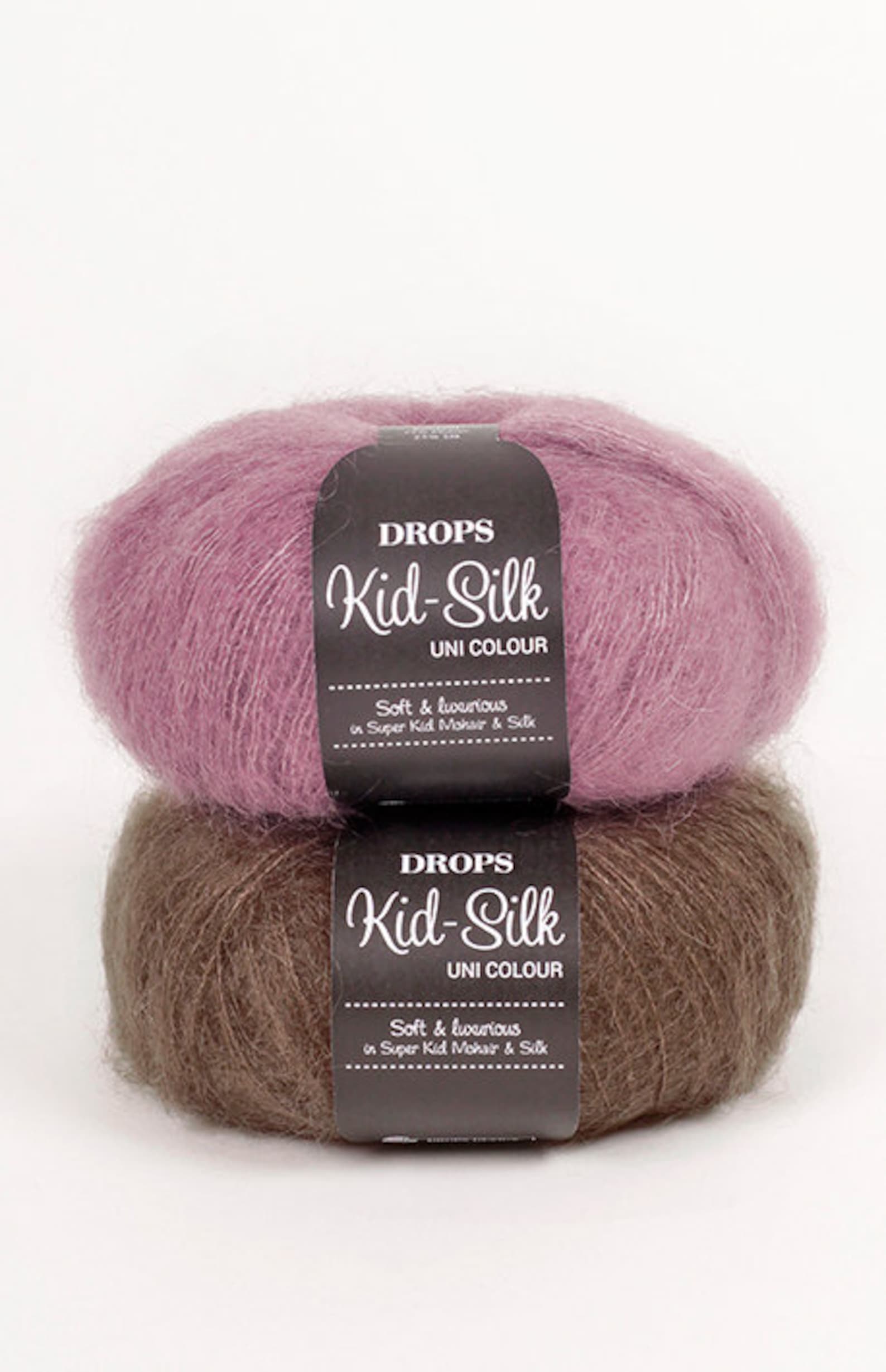 DROPS Kid-Silk Yarn Group A. Mezcla de Super Kid Mohair y | Etsy