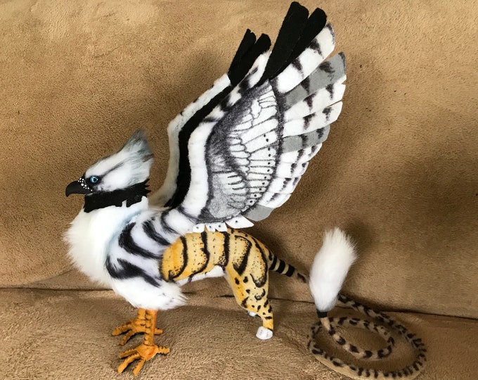 Harpy Eagle/clouded Leopard Gryphon - Etsy