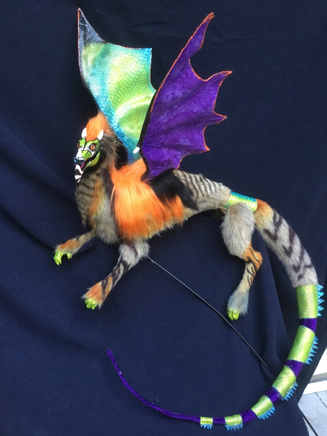 4 Ft Shoulder Dragon - Etsy