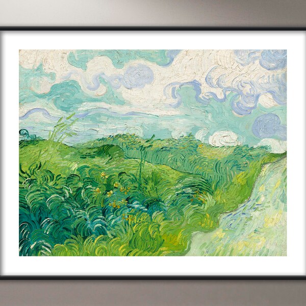 Monet & Van Gogh Inspired Digital Art | Starry Night and Garden at ...