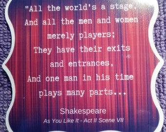 All the World Stage - Etsy