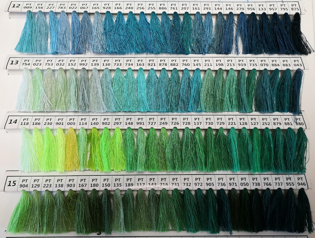 A Sample SEWING THREAD 100% Polyester Color Book - Etsy