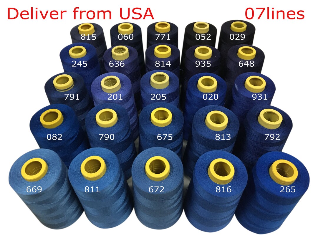 4000 Yards Spools Cone Shaped Polyester High Tenacity Thread for Sewing ...