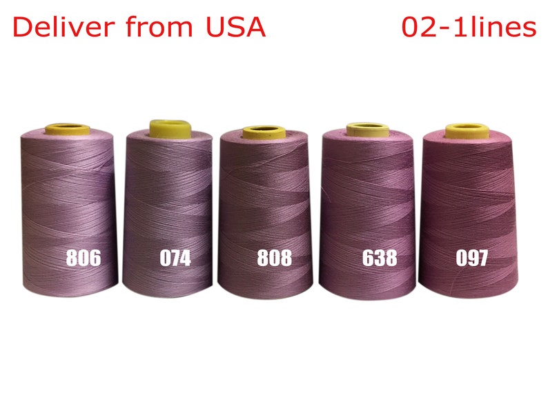 All Purpose Sewing Thread Polyester Thread Spools for Sewing Machines ...