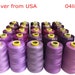 Purple Thread. Sew All Polyester Thread Spool. Filament 40s/2. Purple ...