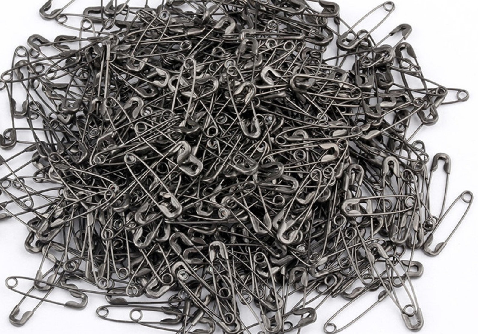 100 Very Small Safety Pins 1.7cm Long Safety Pins Stitch | Etsy