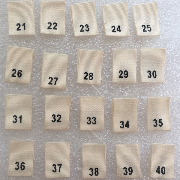 Number Tags - Etsy