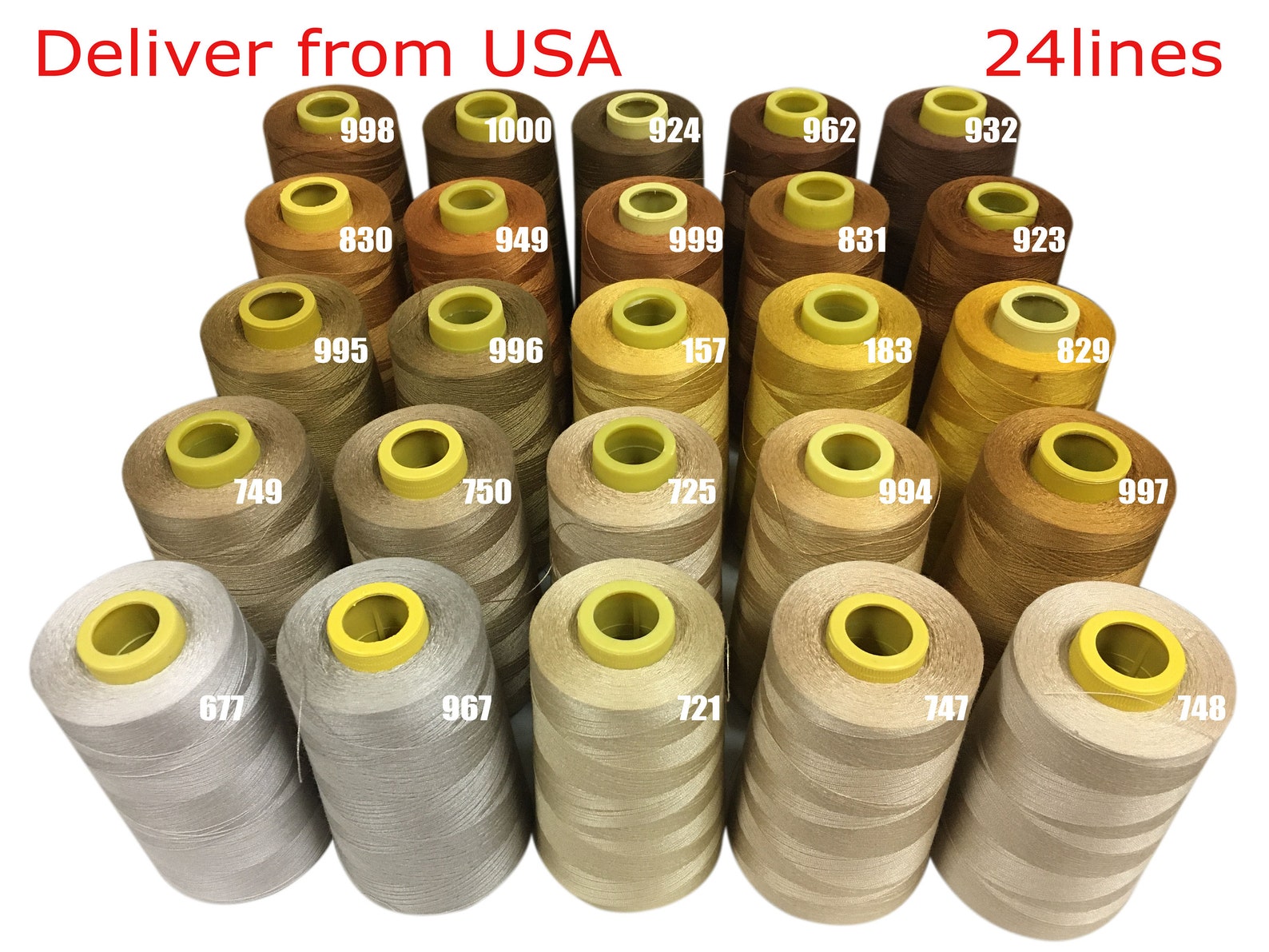 All Purpose Polyester Thread Spool, 4000 Yards Color of 18th Roll - Etsy