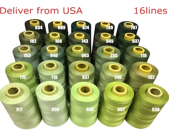 2600 Yards Spools Cone Shaped of White or Black Polyester High Tenacity ...