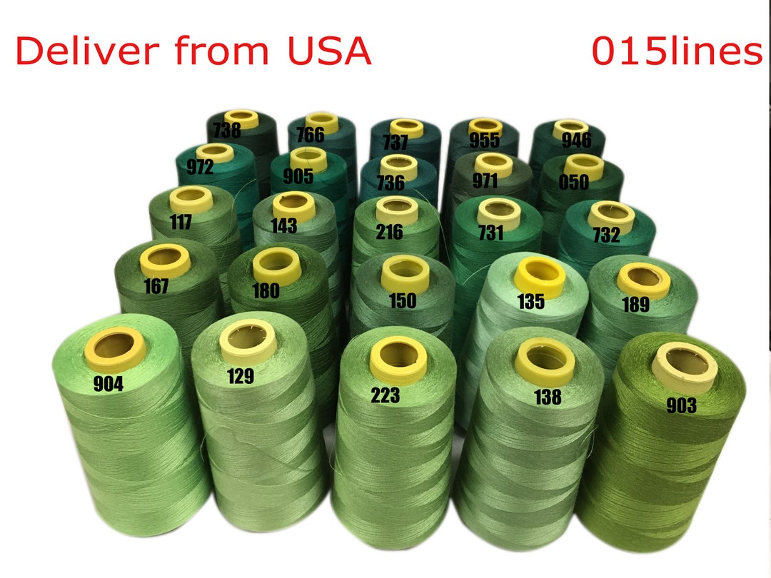 1 Spool of SEWING THREAD 100% Polyester STRONG - Choose Black or White ...