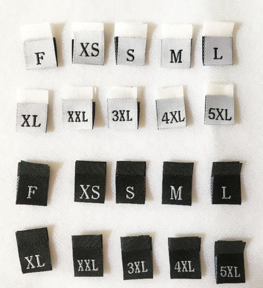 Adult Size Label Woven Crafting Art Fashion Ribbons Tag for Clothing ...