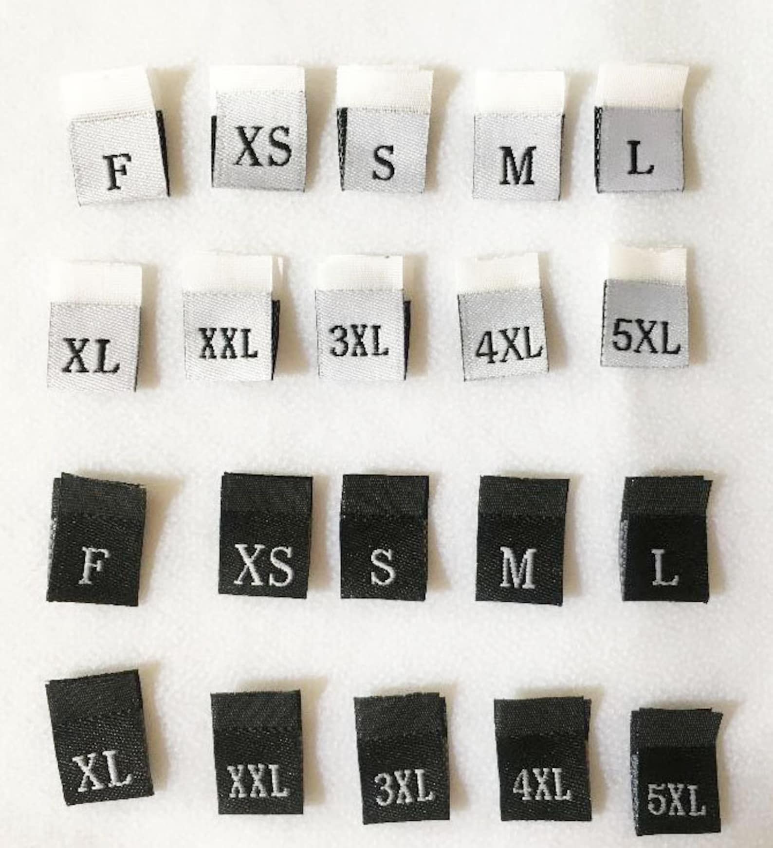 Adult Size Label Woven Crafting Art Fashion Ribbons Tag for Clothing ...