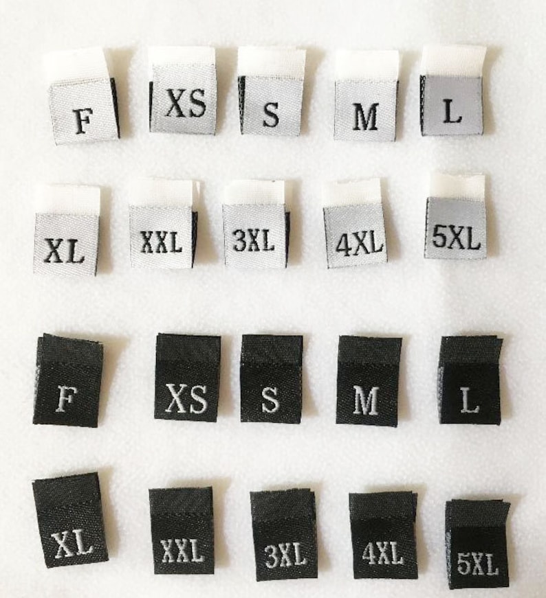 Adult Size Label Woven Crafting Art Fashion Ribbons Tag for | Etsy