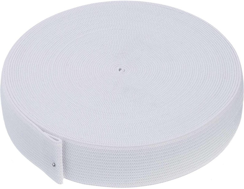 2" Wide White Super Wide Knit White Stretch Elastic Band ,waistband ...