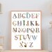 Cute Animals Alphabet| Letters With Animals| Educational Wall Art ...