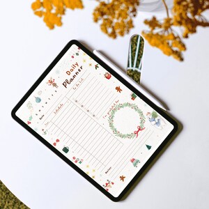 Digital One Page to Do List| Printable Winter Themed One Page Daily ...