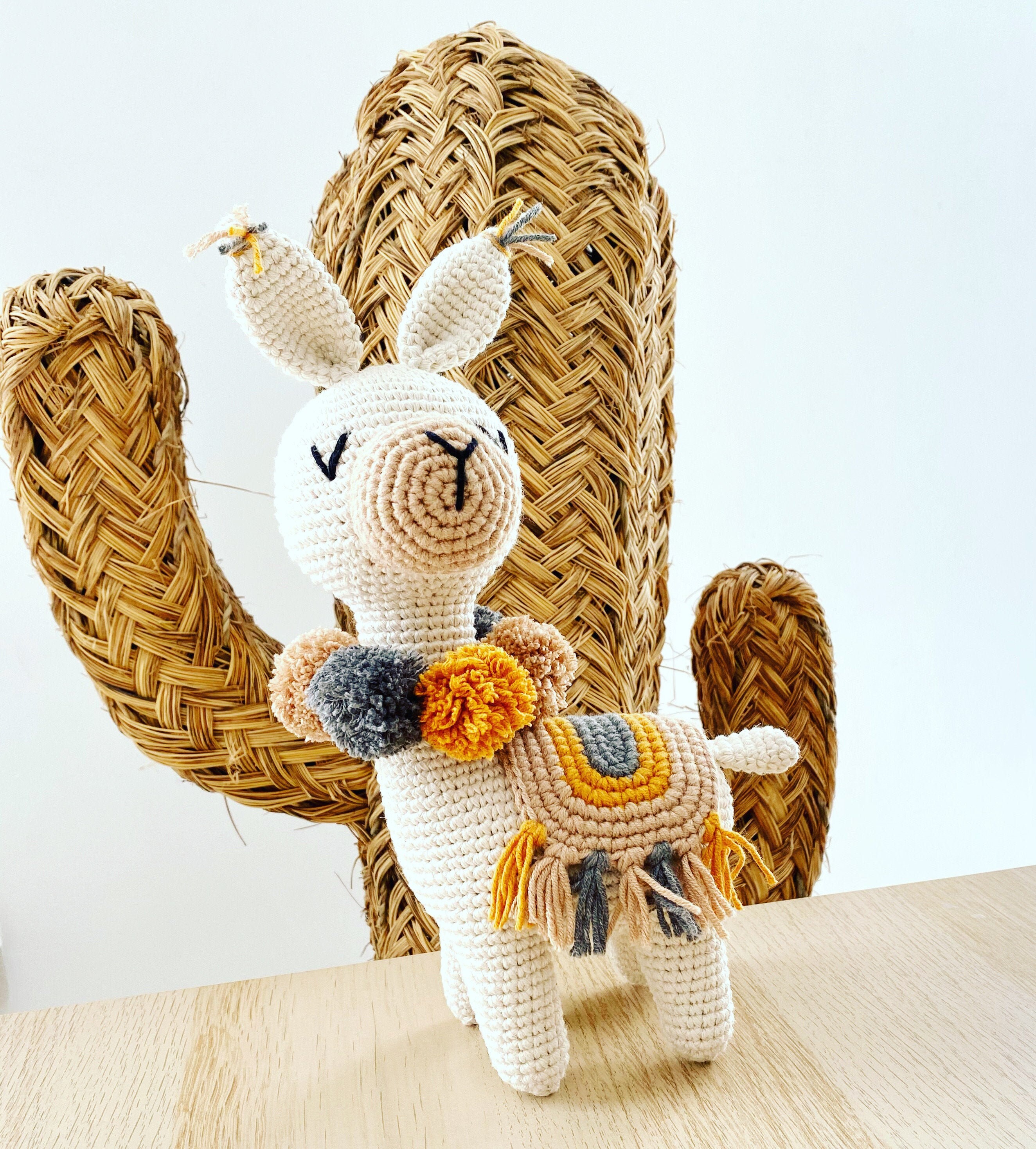 Toys Stuffed Animals & Plushies OEKOTEX yarn Llama Organic Crochet etna ...