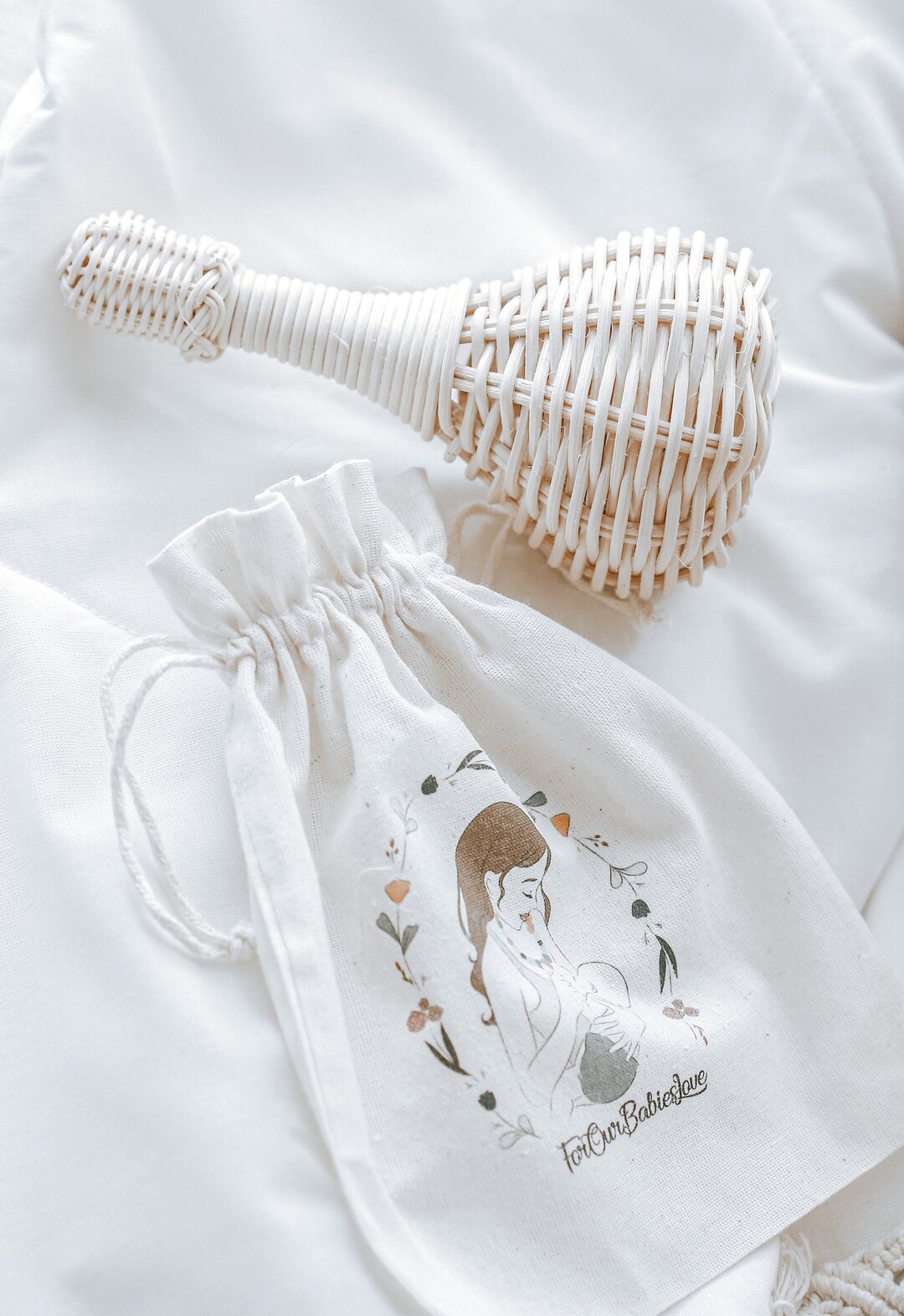 Rattan Rattle Wicker Rattle Baby Rattle - Etsy