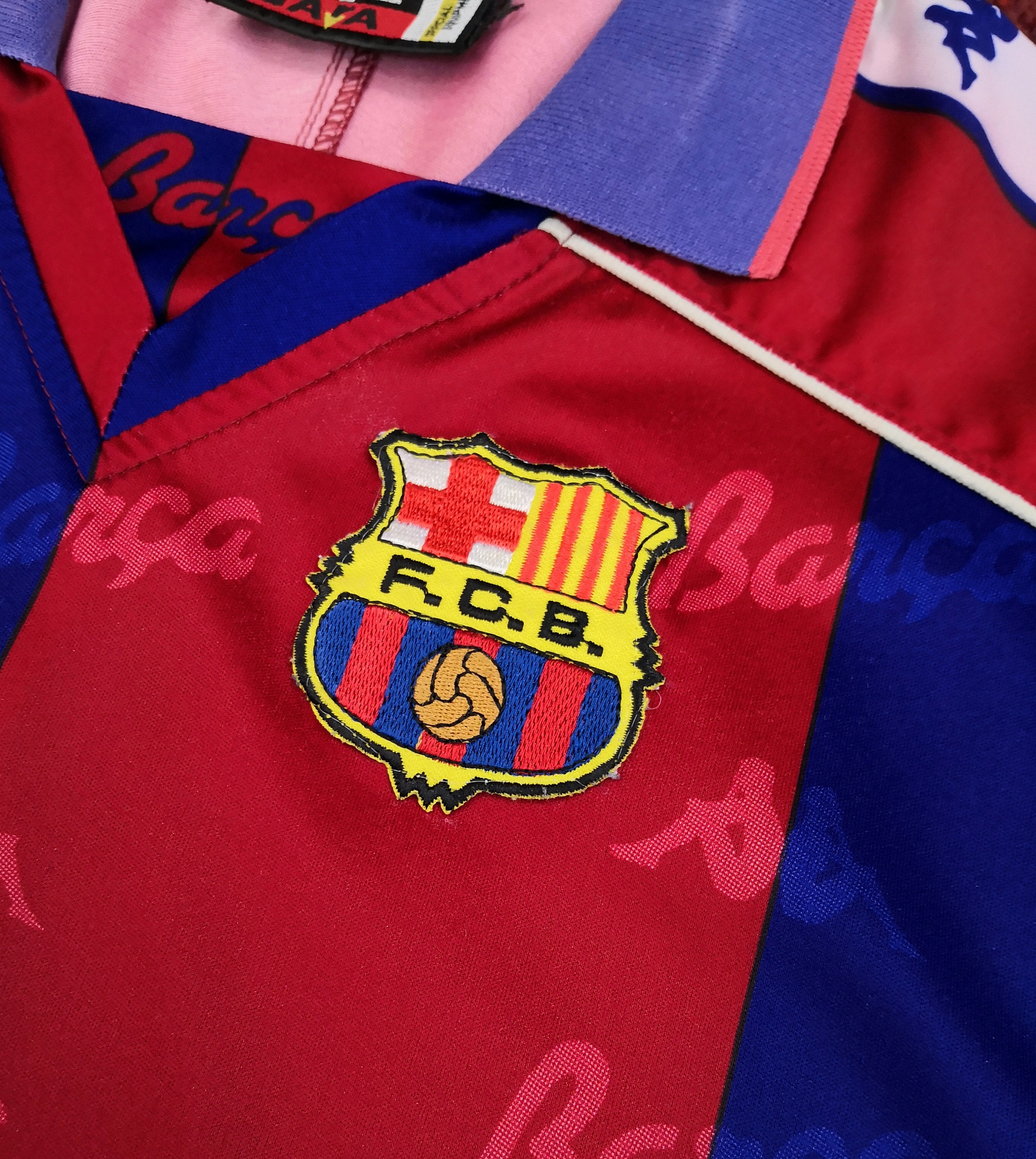 Vintage Classic Rare Spain Espana BARCELONA Visca Barca Home Kit ...
