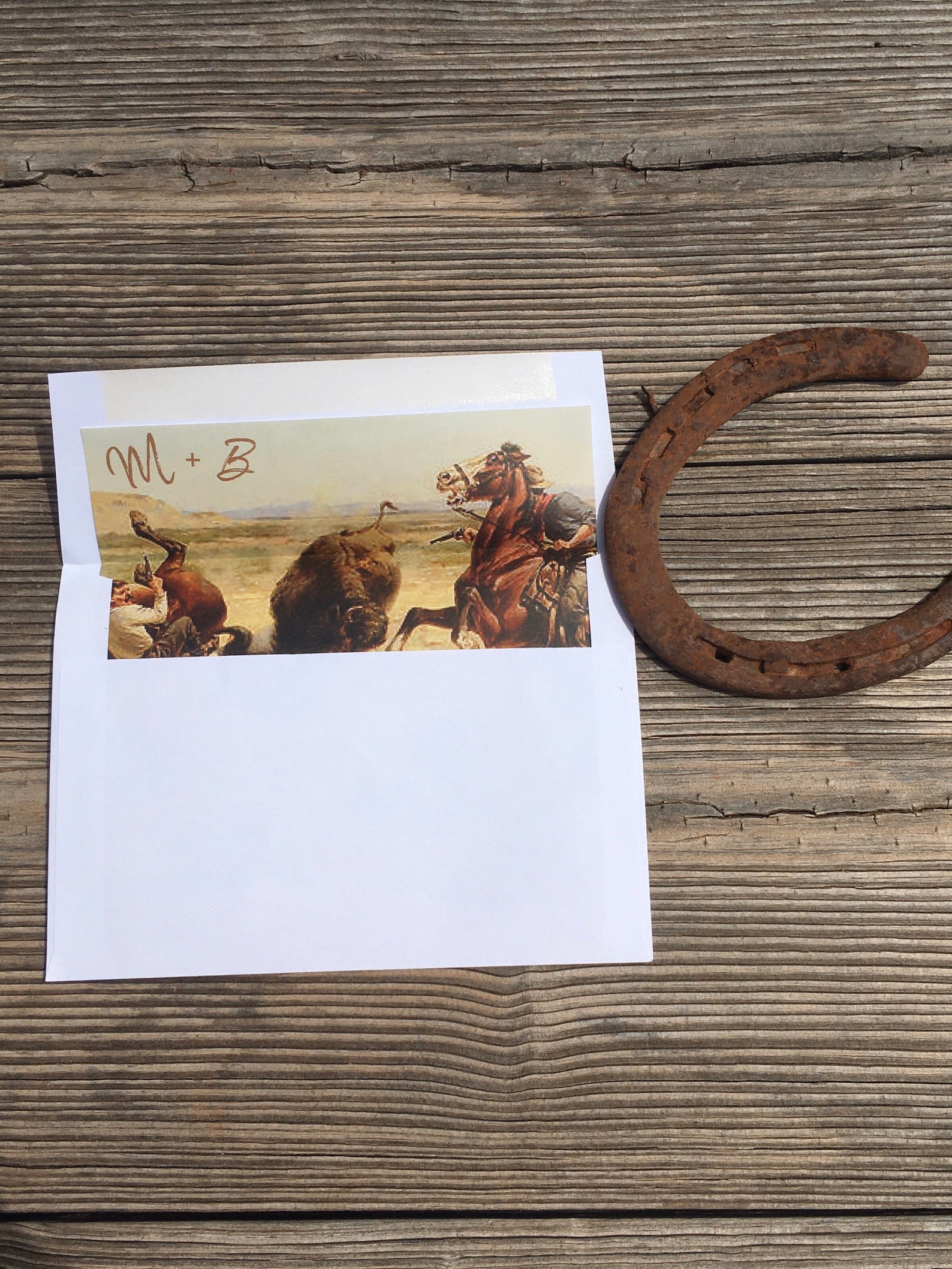 Western Envelope Liners With Envelopes - Etsy