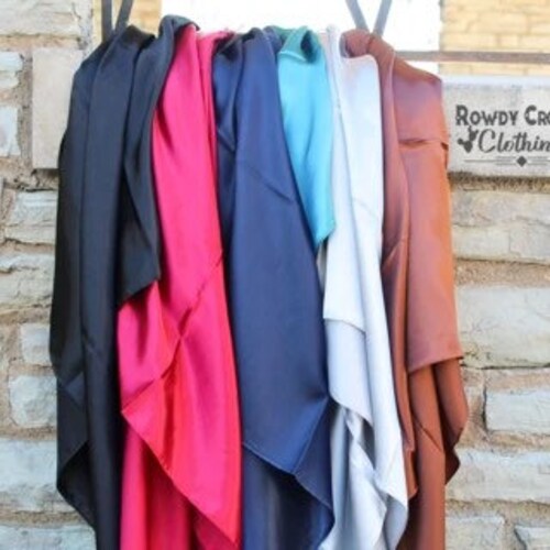 Solid Color Wild Rags 36x 36 - Etsy