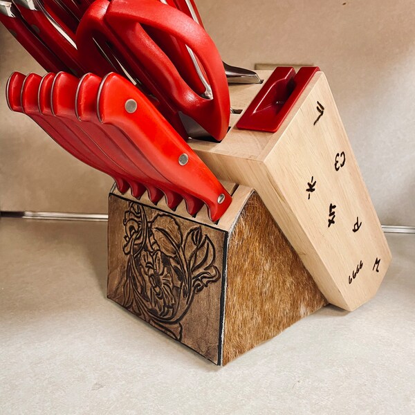 Knife Block - Etsy