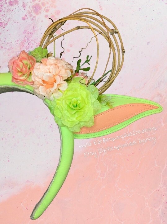 Grogu Ears Headband: Floral Baby Yoda, Star Wars Loungefly Inspired - Etsy