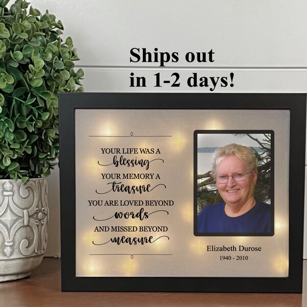 Shadow Box Memorial - Etsy