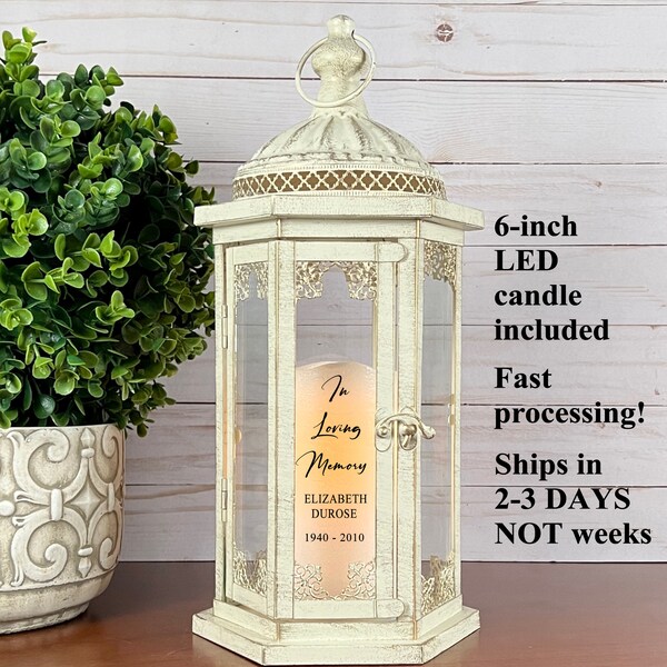Personalized Memorial Gift Lantern - 60+ Gift Ideas for 2024