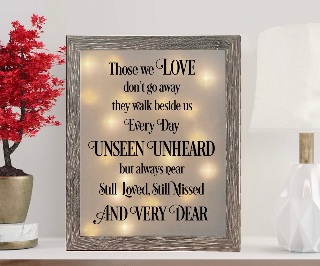 Memorial Shadow Box Frame, Sympathy Gift for Loss of Mother, Funeral or ...