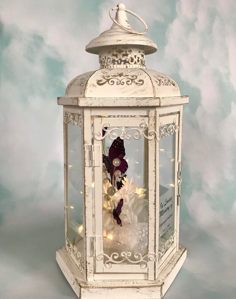 Butterfly Memorial Lantern Personalized Sympathy Gift - Etsy