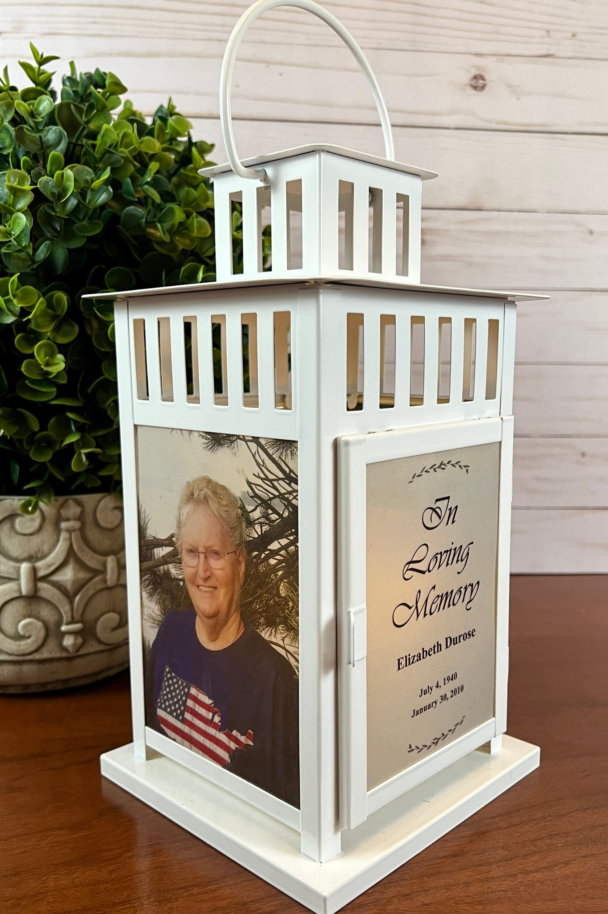 Photo Memorial Lantern Sympathy Gift for Loss of Mom - Etsy