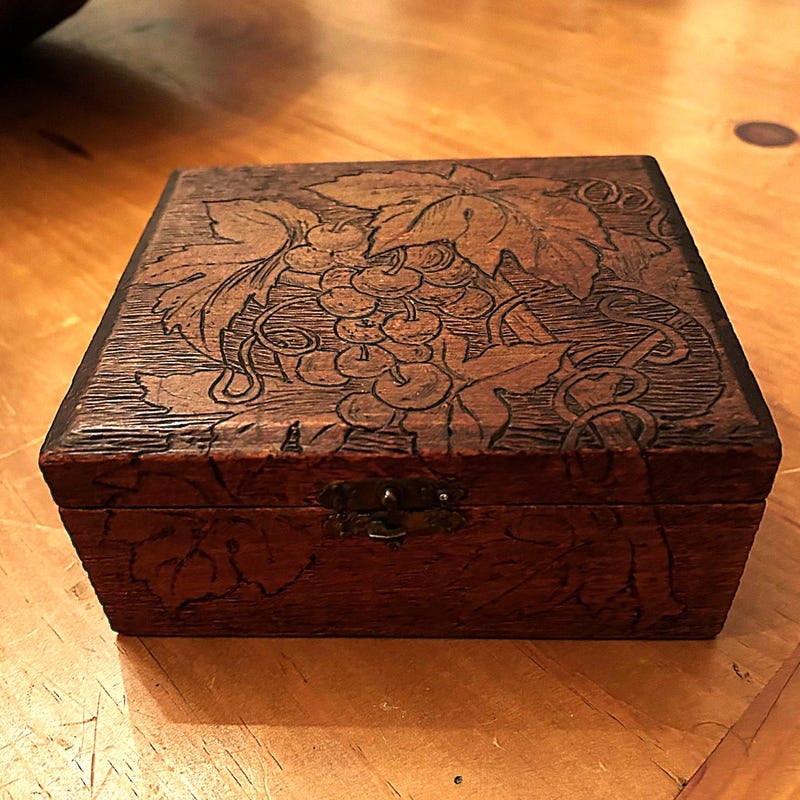 Pyrography Box - Etsy